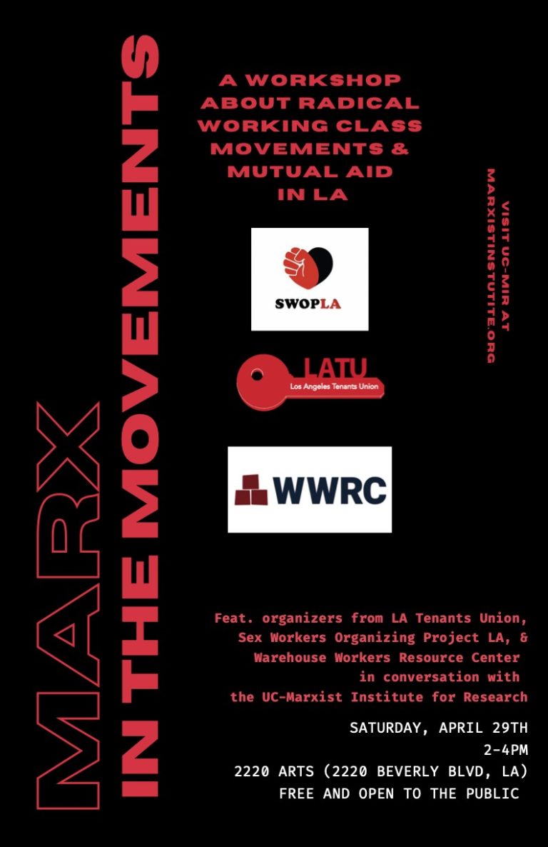 Announcements – Marxist Institute for Research